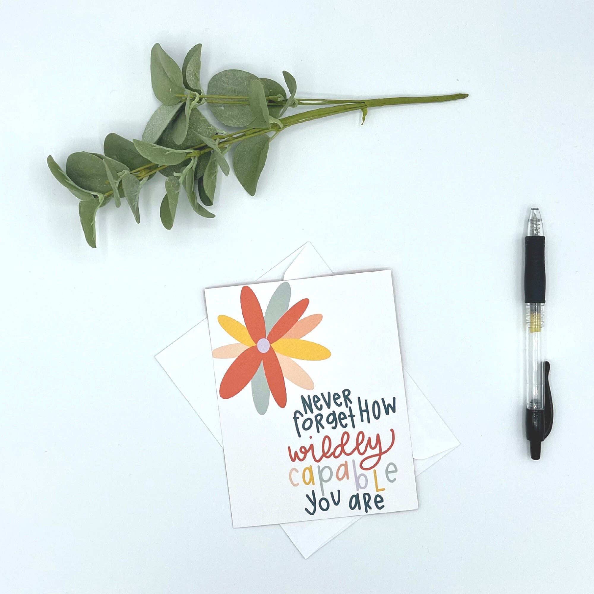 Inspirational greeting card set Encouraging quotes postcards | Etsy