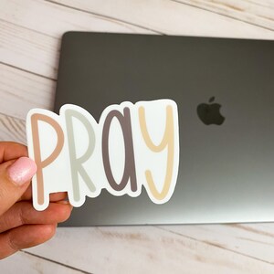 Pray Sticker | Christian Stickers | Faith Decals & Gifts | Prayer ...