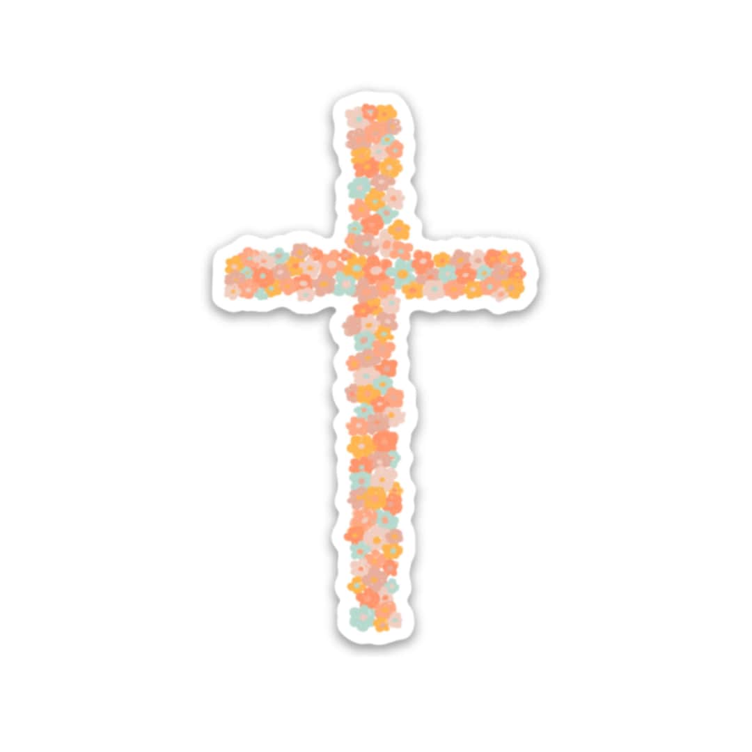 Cross Sticker | Christian Decals | Jesus Stickers - Etsy