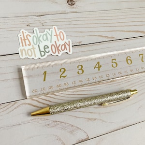 Sticker Quotes | Inspirational Decals | Waterproof Stickers | It's Ok ...