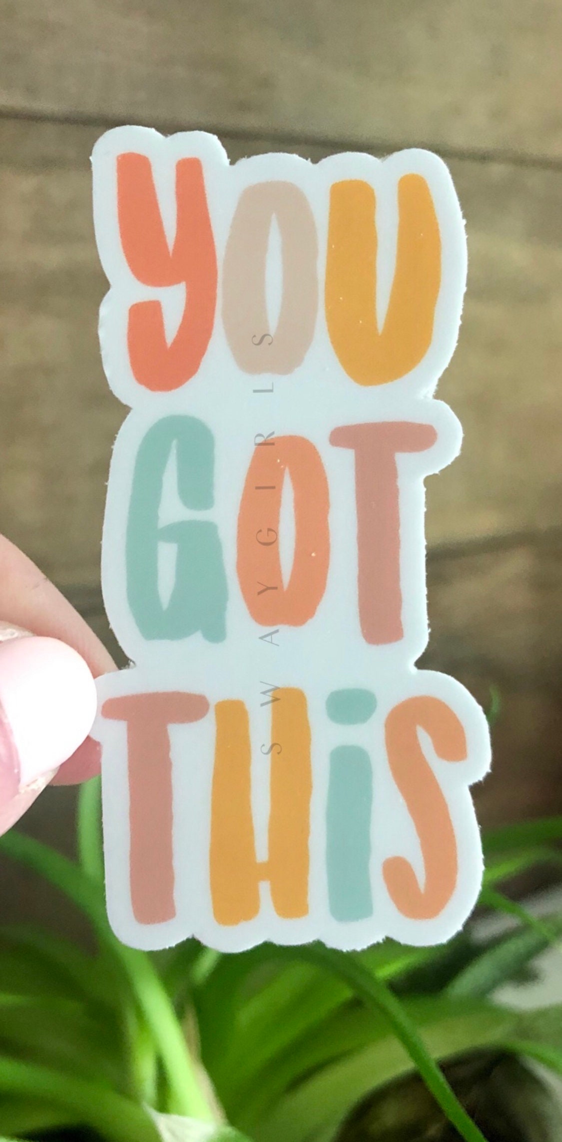 Inspirational quote stickers Waterproof vinyl decals You | Etsy