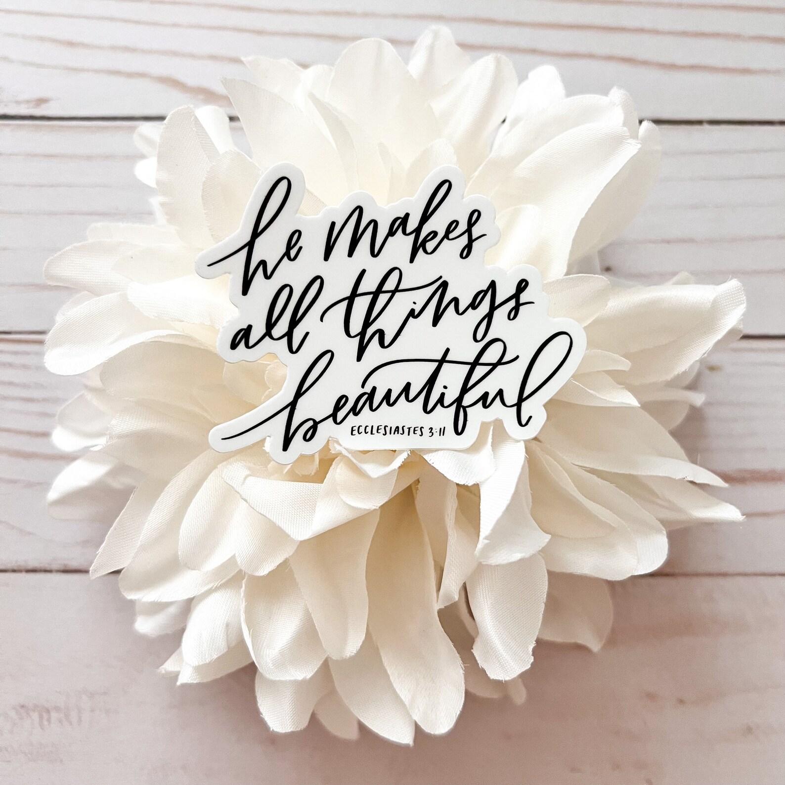 God Stickers He Makes All Things Beautiful Decal - Etsy