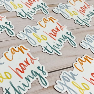 Encouraging Inspirational Stickers Waterproof Vinyl Decals - Etsy