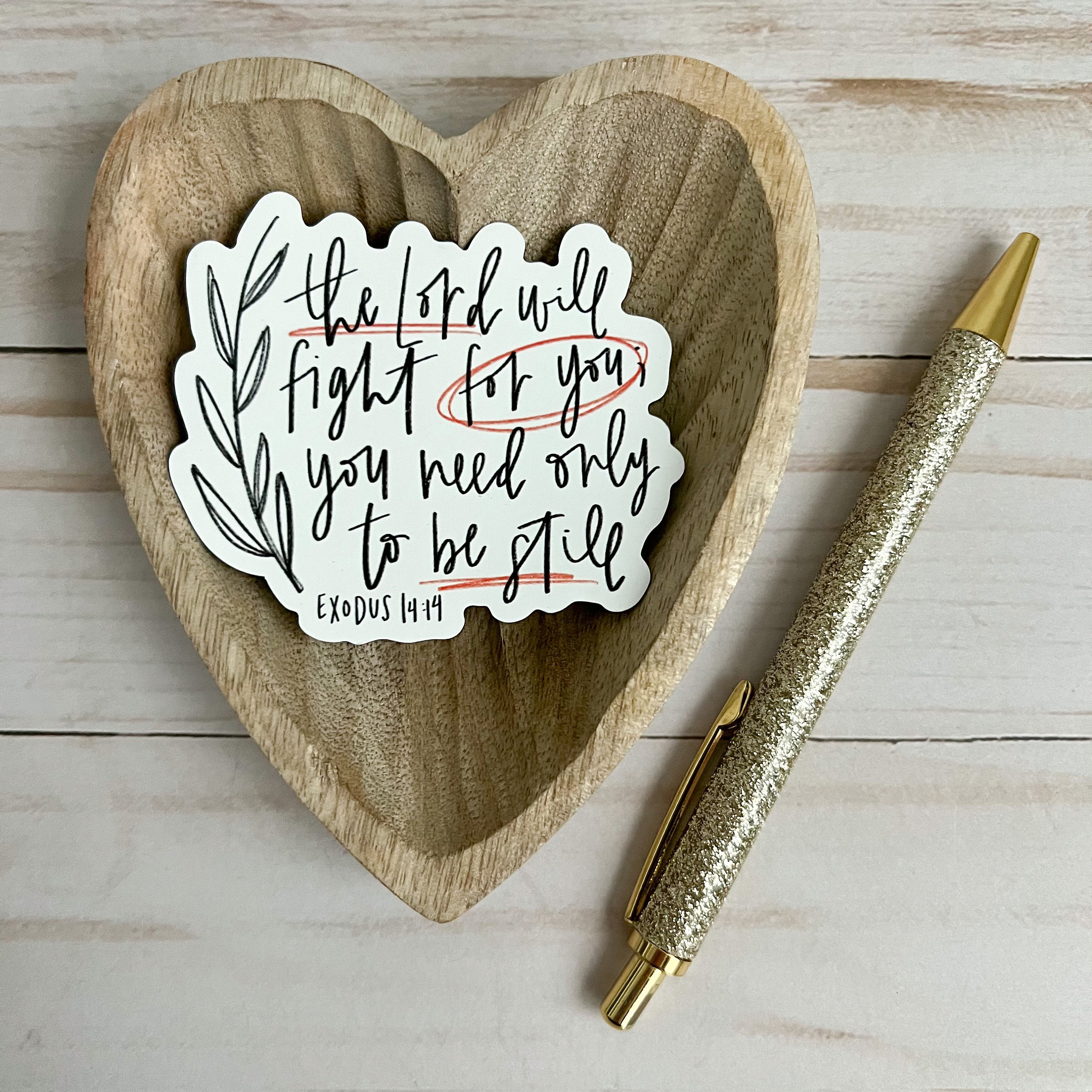 Be Still Magnet | Exodus 14:14 Christian Verse - Etsy