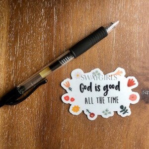 God is Good Sticker Religious Quotes Christian Stickers | Etsy