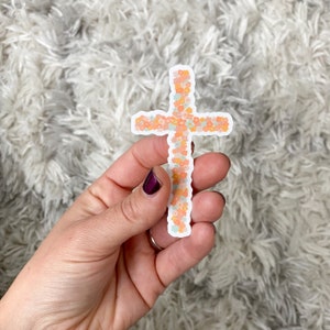 Cross Sticker | Christian Decals | Jesus Stickers - Etsy