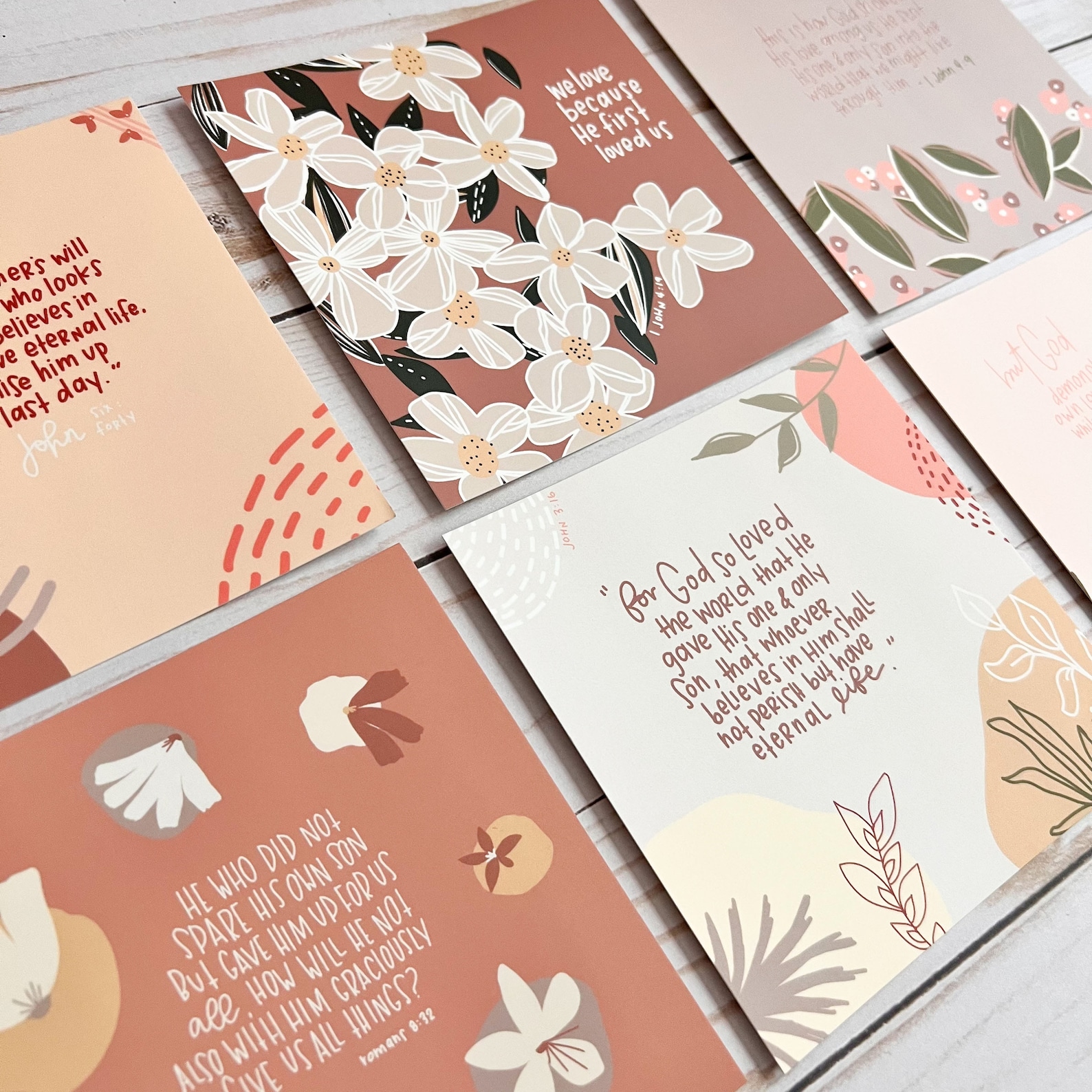 Bible Verse Cards Bible Study Memory Cards Prayer Cards - Etsy