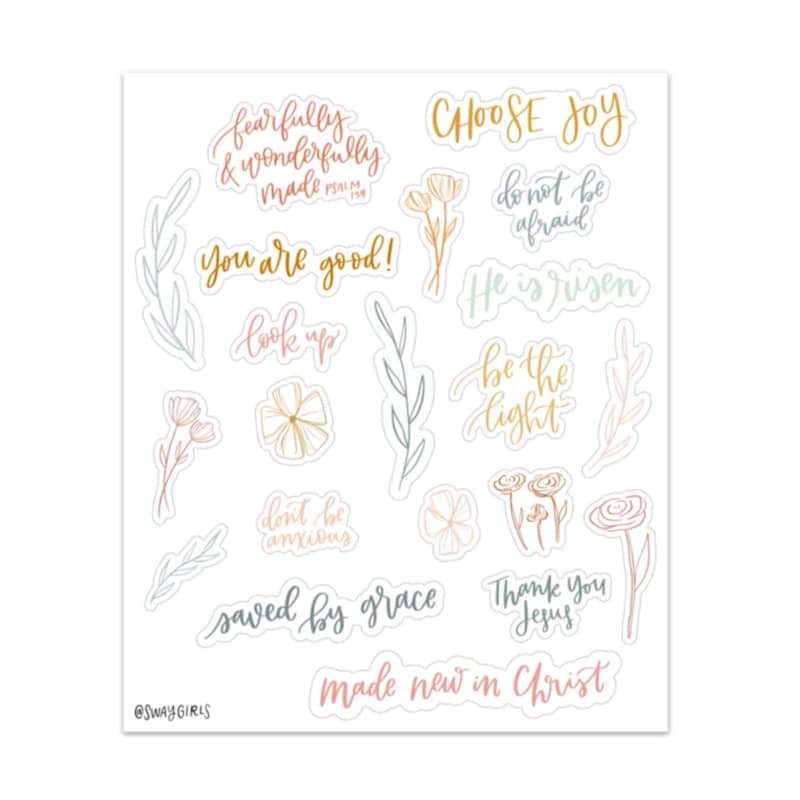 Bible Journal Stickers - Etsy