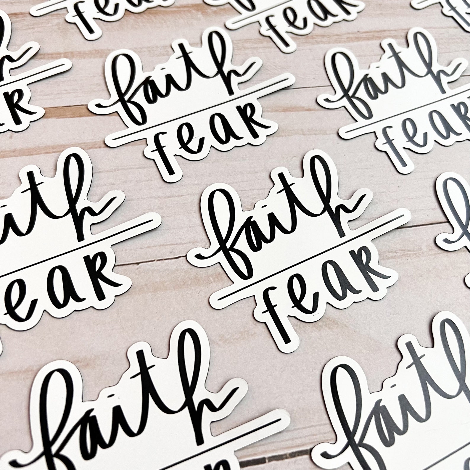 Faith Over Fear Magnet Christian Fridge Magnets Faith - Etsy
