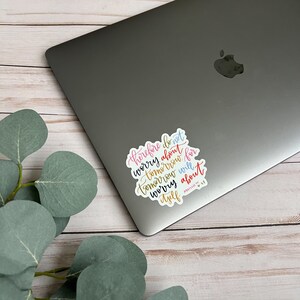 Do Not Worry Sticker | Religious Sticker Quote | Christian Faith Decal ...