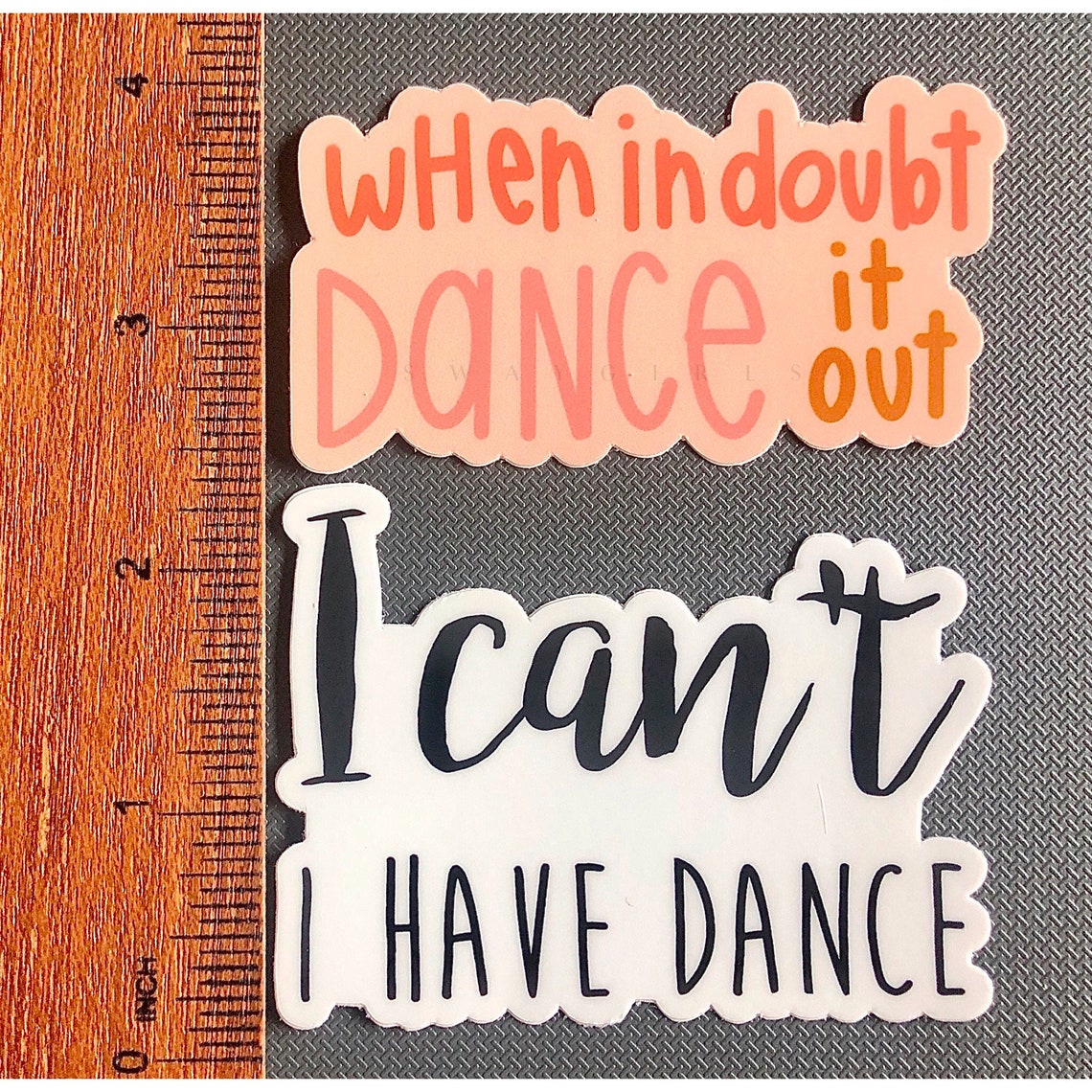 Dance sticker Dancer dance team decals Waterproof vinyl | Etsy