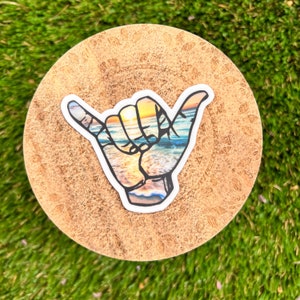 Hang Loose Sticker | Shaka Decal | Hawaii Stickers | Surf Decal - Etsy