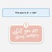 Inspirational Sticker Quotes Notification Sticker What You - Etsy