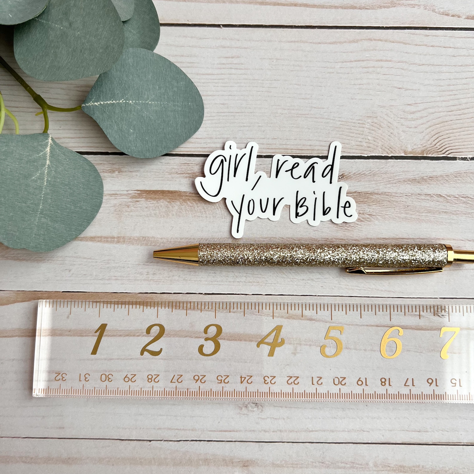 Girl Read Your Bible Sticker Christian Faith Stickers - Etsy