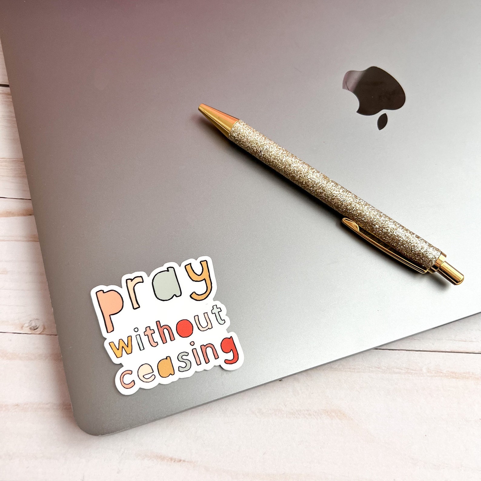 Pray Without Ceasing Sticker Faith Decals Bible Verses - Etsy