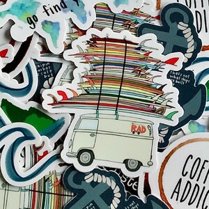 Sticker Bundle | Pick Any 5 of Your Choice | Sticker Packs | Waterproof ...