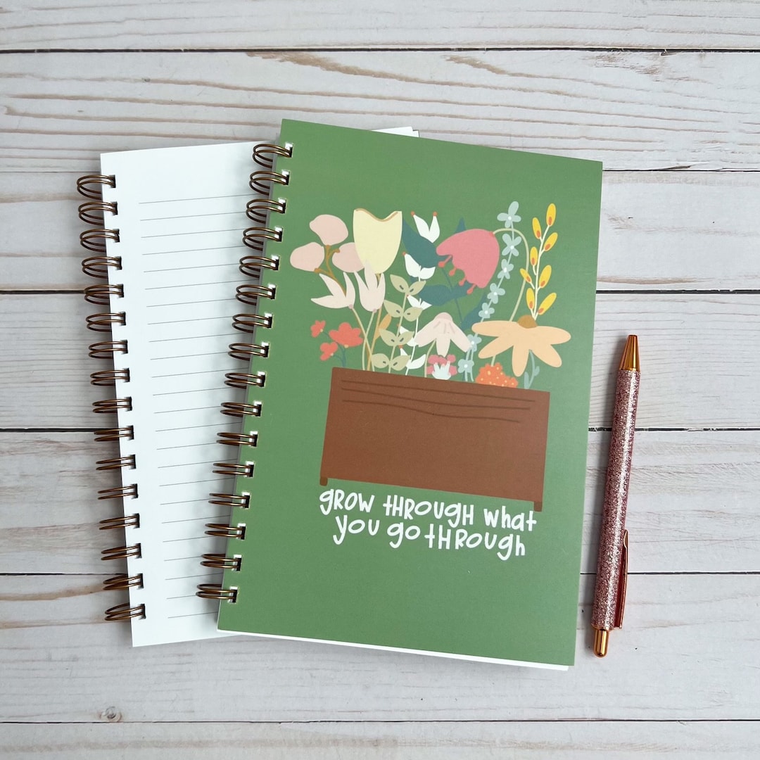 Cute Notebooks | Pretty Journals | Grow Through What You Go Through ...