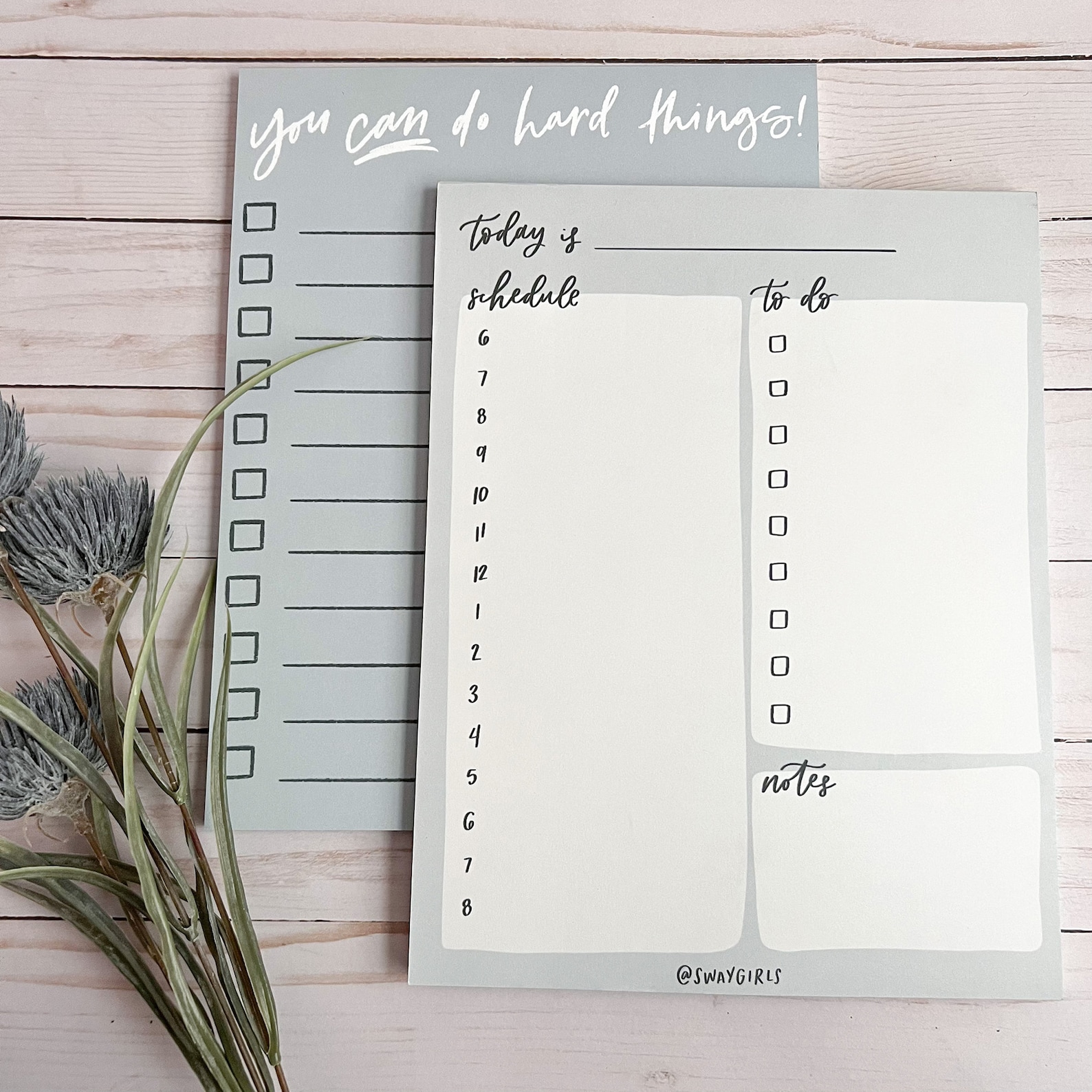 Daily Planner Notepad to Do List Notepad Undated Planner - Etsy