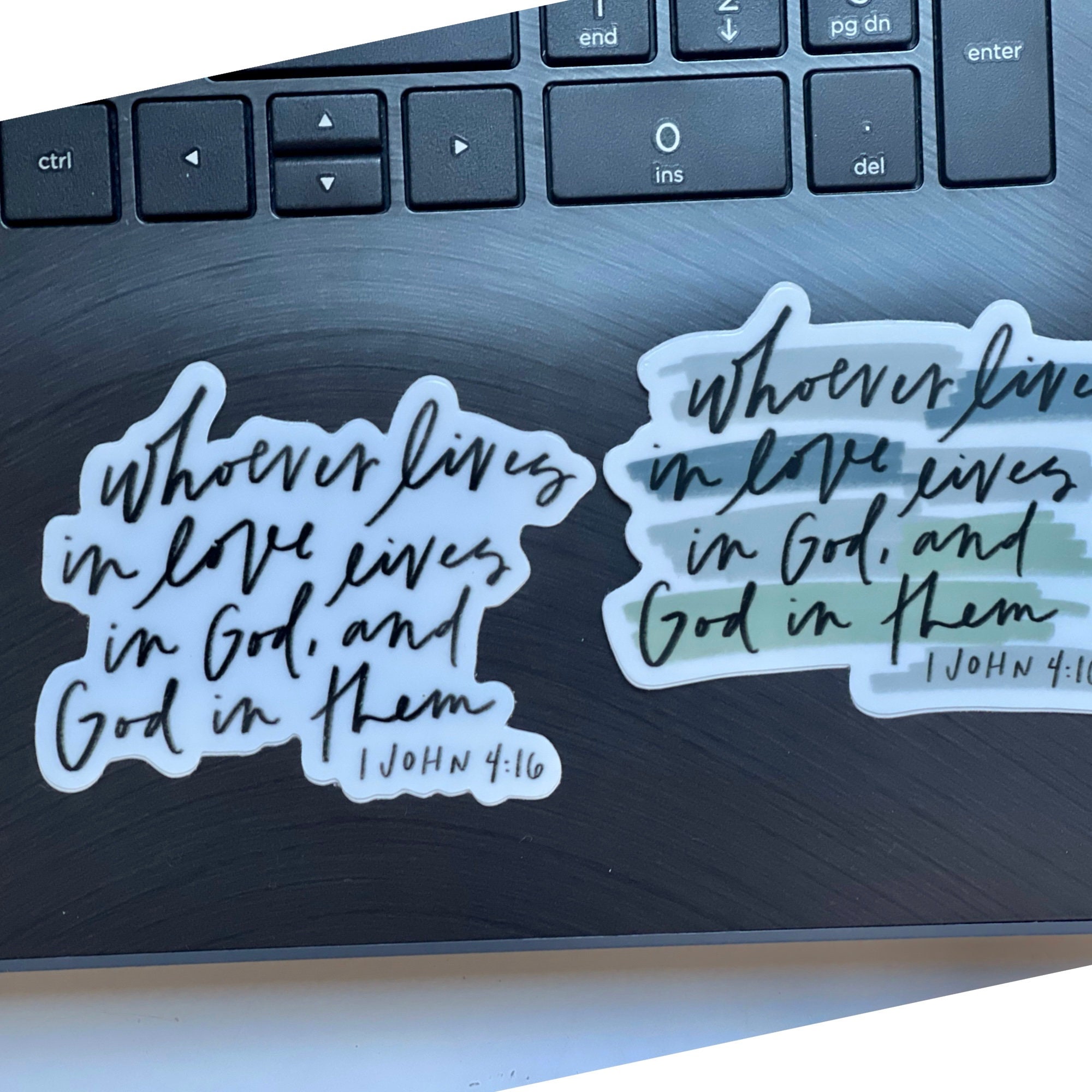 Pegatina de citas religiosas / Pegatina de versículos de la | Etsy