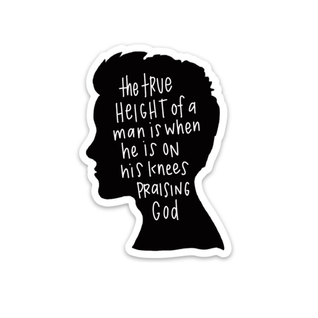 Christian Sticker for Him | Religious Quotes | Bible Verse Decals ...