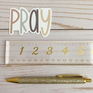Pray Sticker | Christian Stickers | Faith Decals & Gifts | Prayer ...