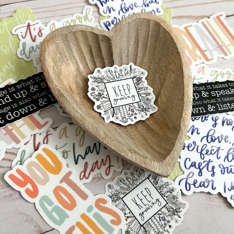 Inspirational Quote Self Care Stickers Waterproof Vinyl - Etsy