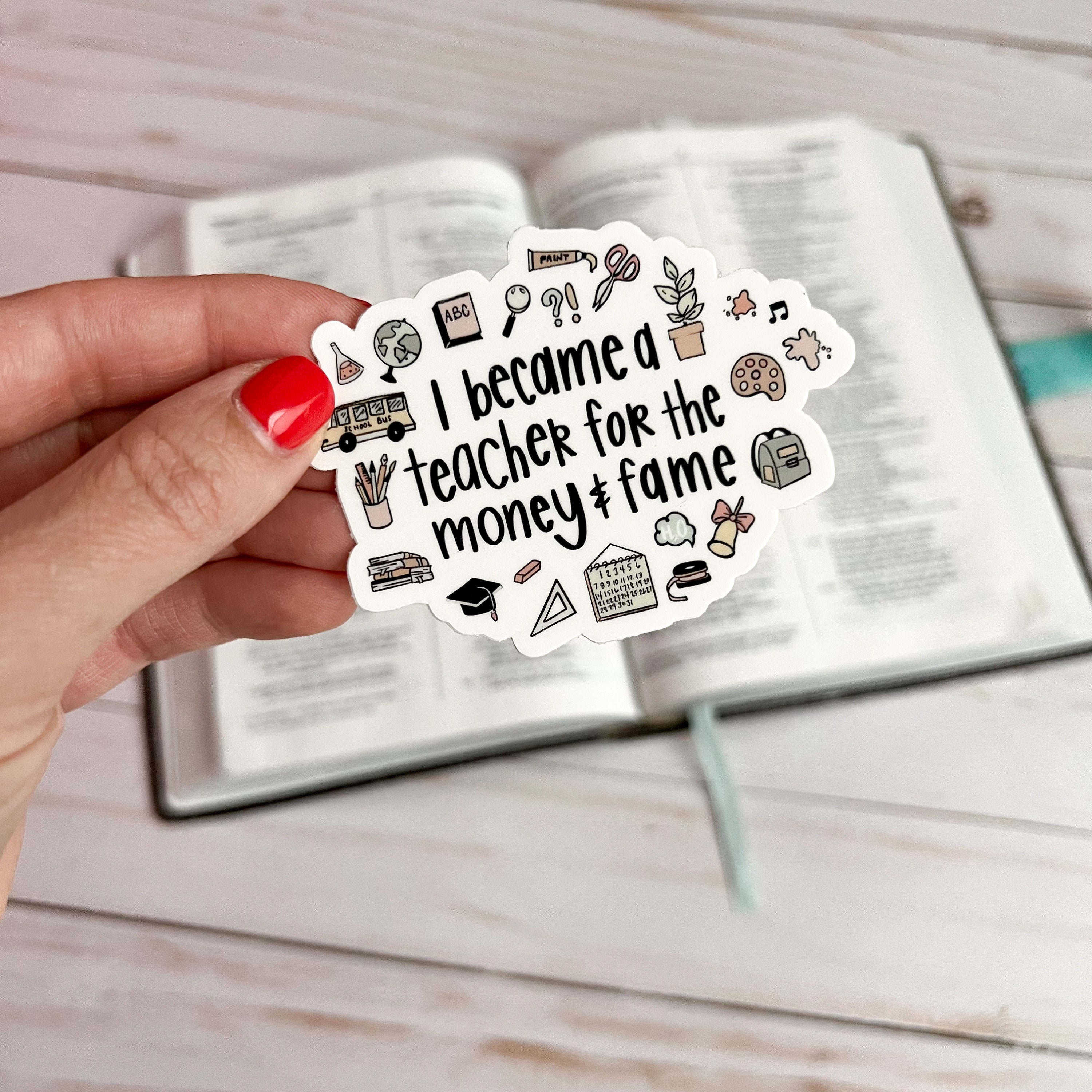 Teacher Sticker Funny Student Teacher Gifts Back to School - Etsy