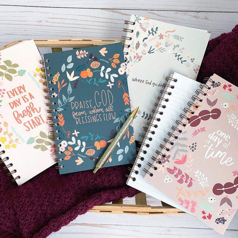 Bible Journal | Prayer Journal | Spiral Notebooks About Faith, Jesus ...