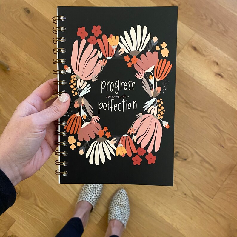 Spiral Notebooks Soft Cover Journal Inspirational Message - Etsy