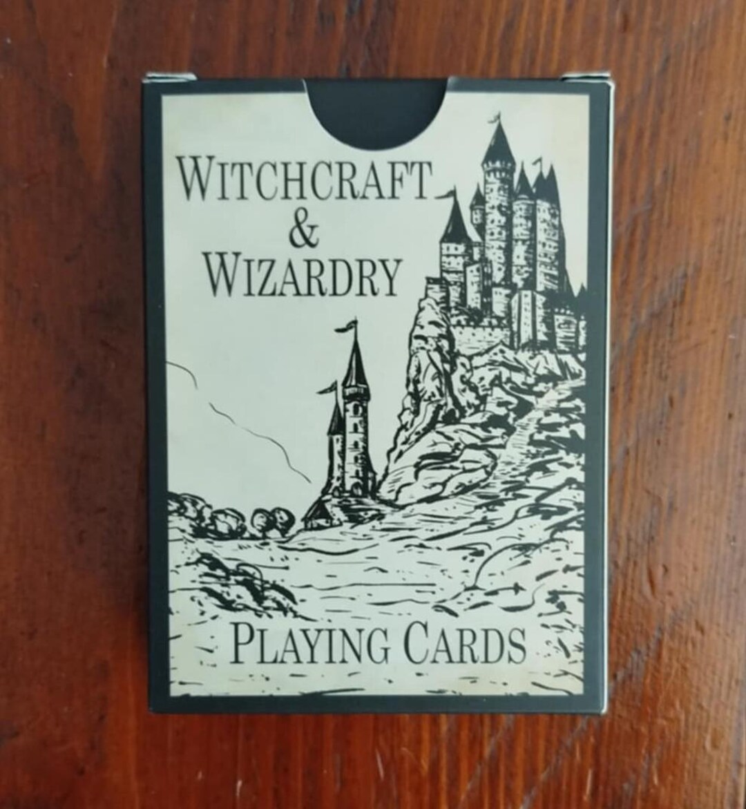 Witchcraft & Wizardry Playing Cards - Etsy