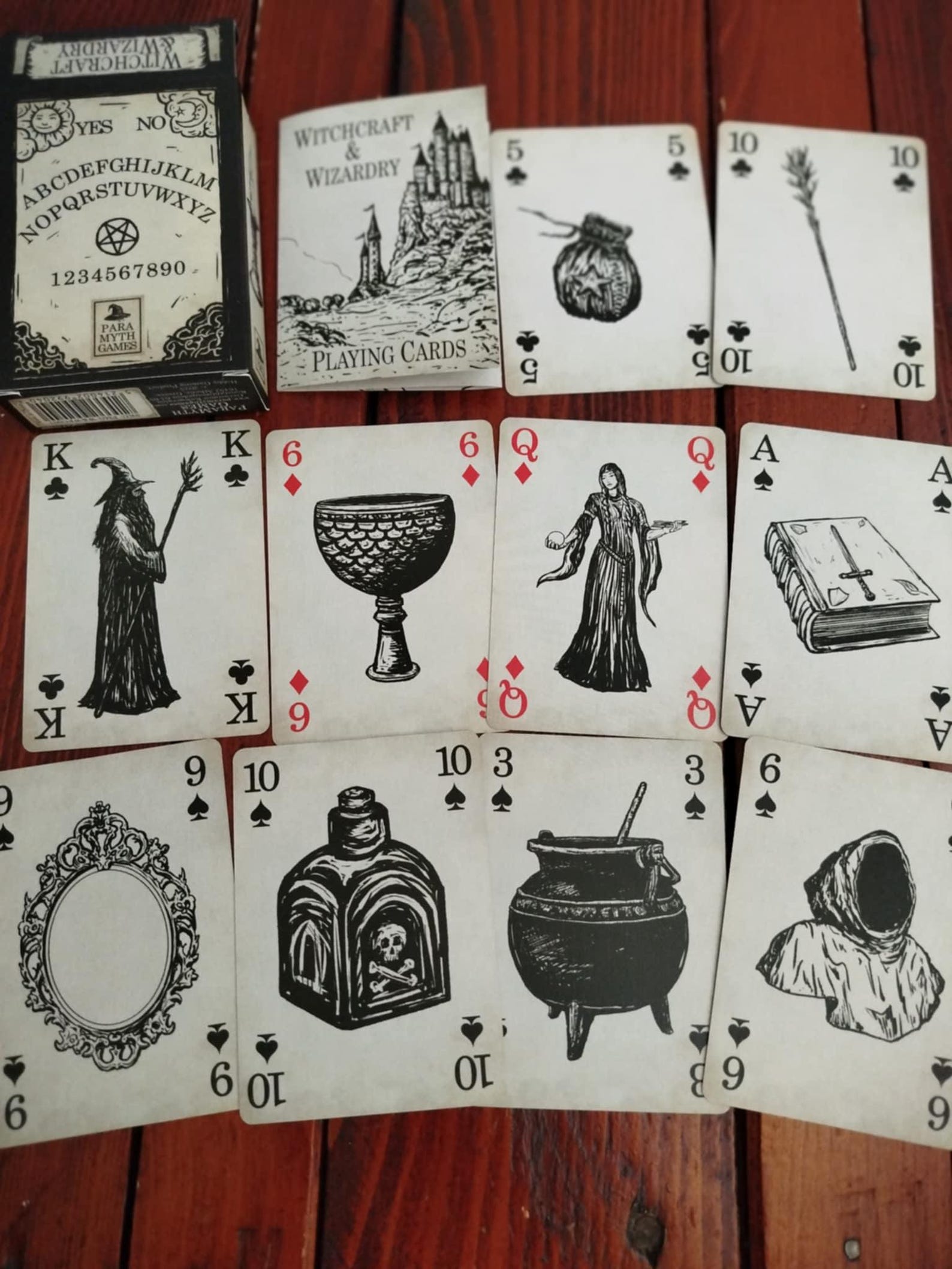 Witchcraft & Wizardry Playing Cards - Etsy