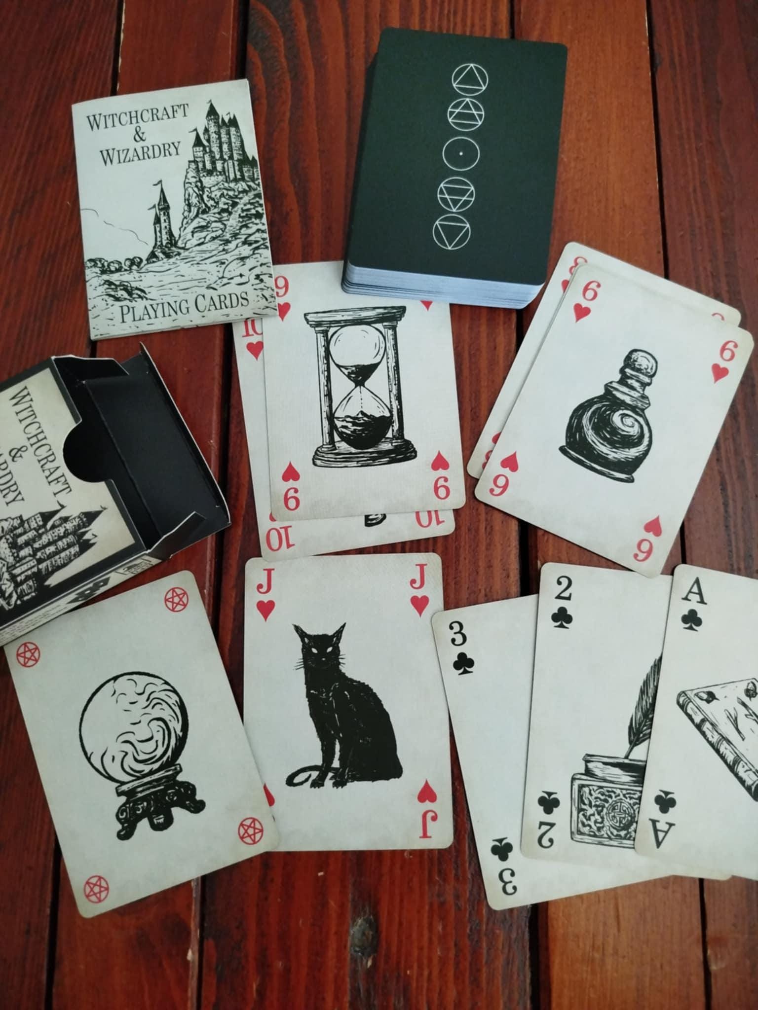 Witchcraft & Wizardry Playing Cards - Etsy