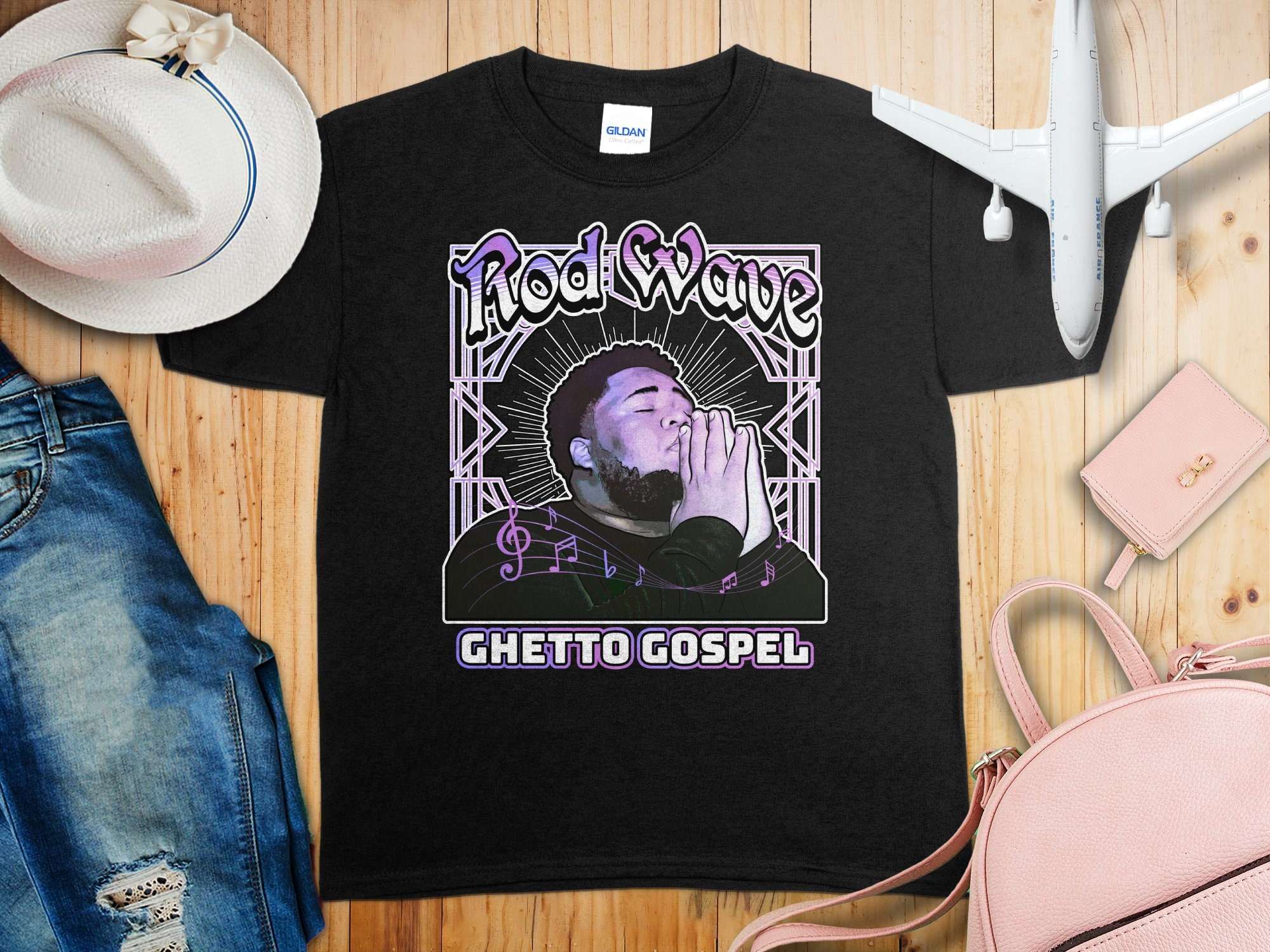 Rod Wave Shirt, Rod Wave Fan Gift,rod Wave Ghetto Gospel Fan T-shirt ...