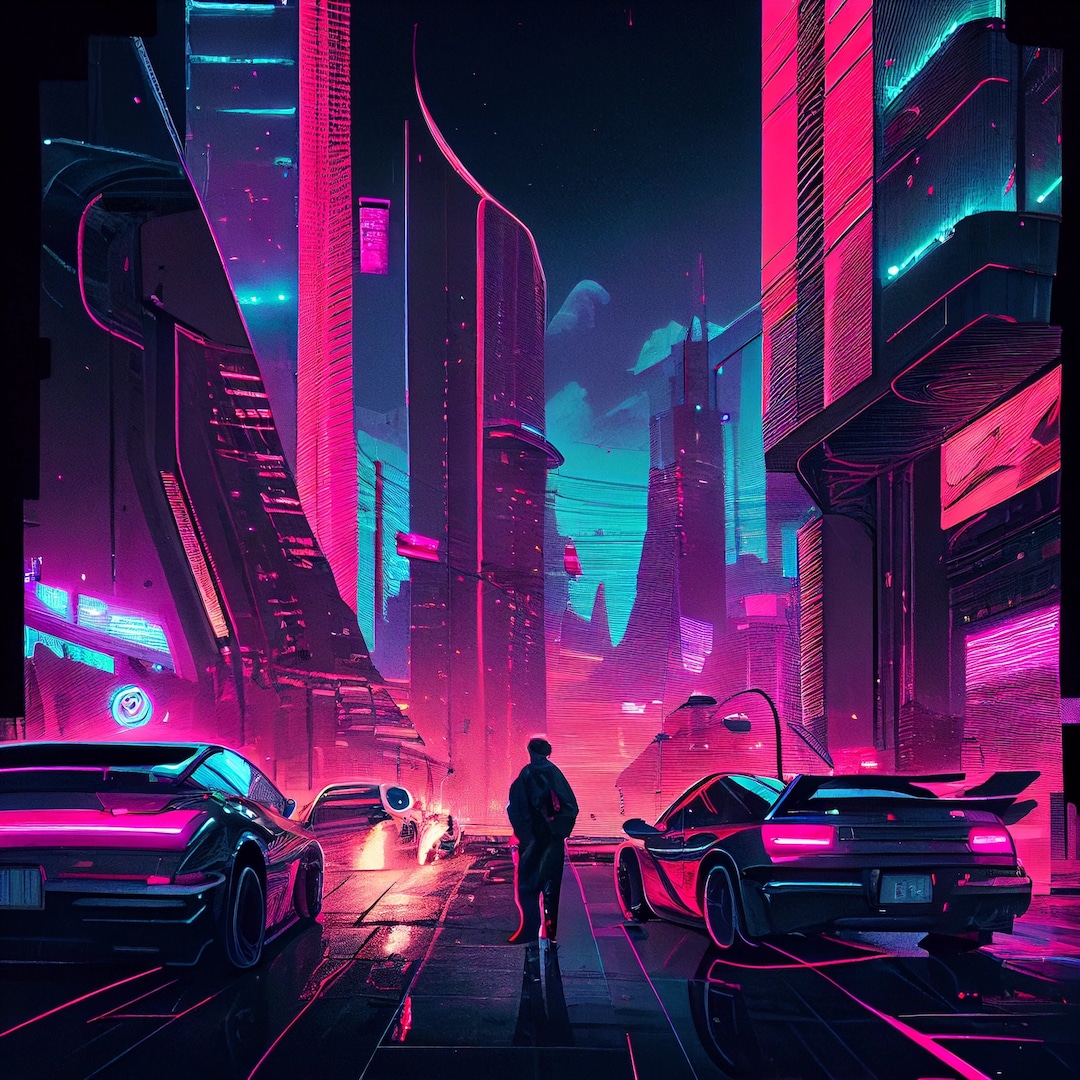 Futuristic Cyberpunk City Ai Art Impressively Ai Generated Art for ...