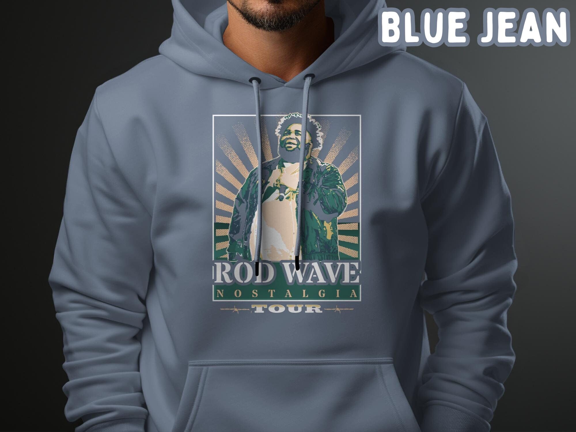 Rod Wave Nostalgia Hoodie Rod Wave Trendy Merch Rod Wave Nostalgia ...