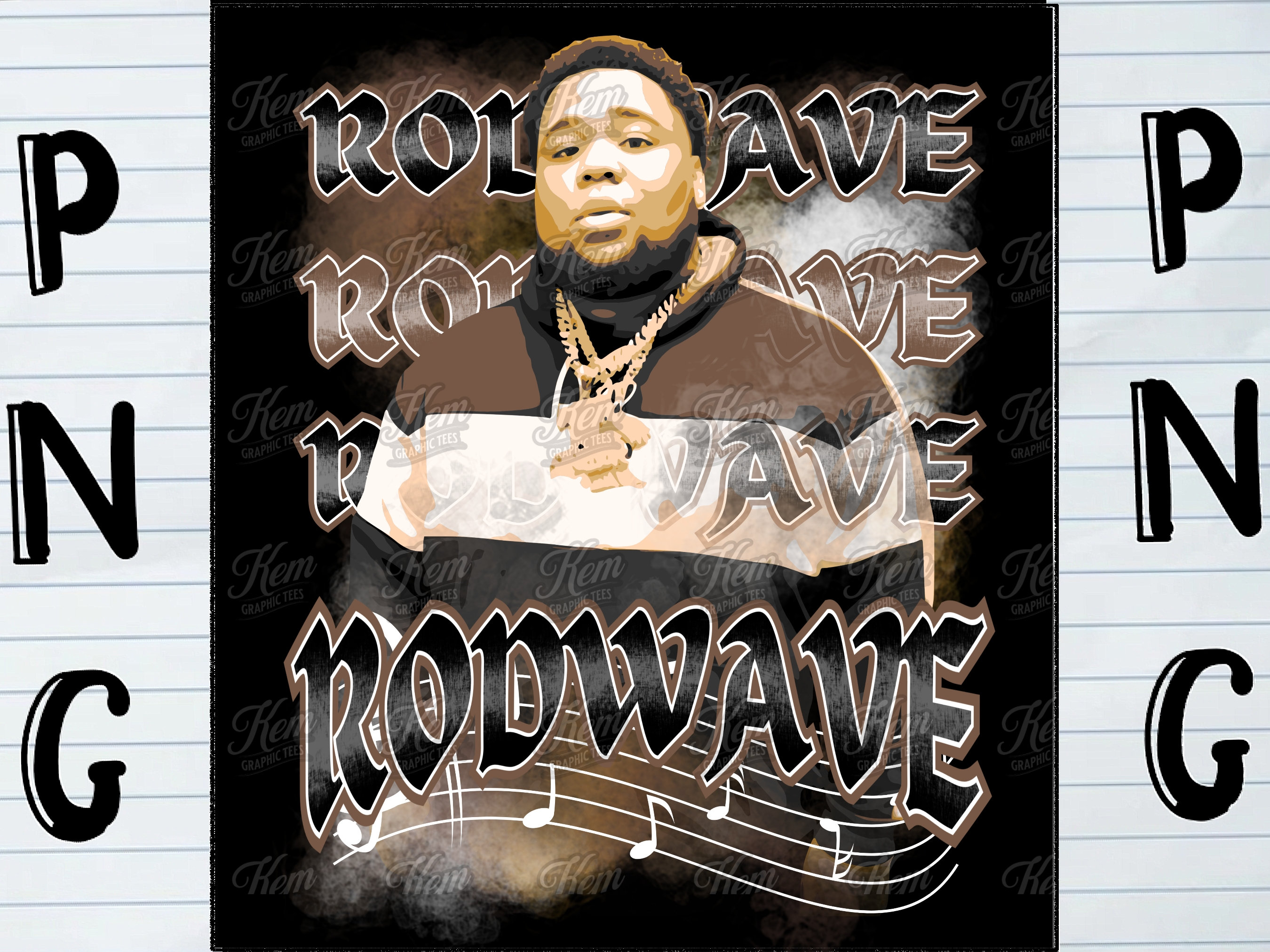 Rod Wave Png | Fan Art | Downloadable Design - Etsy