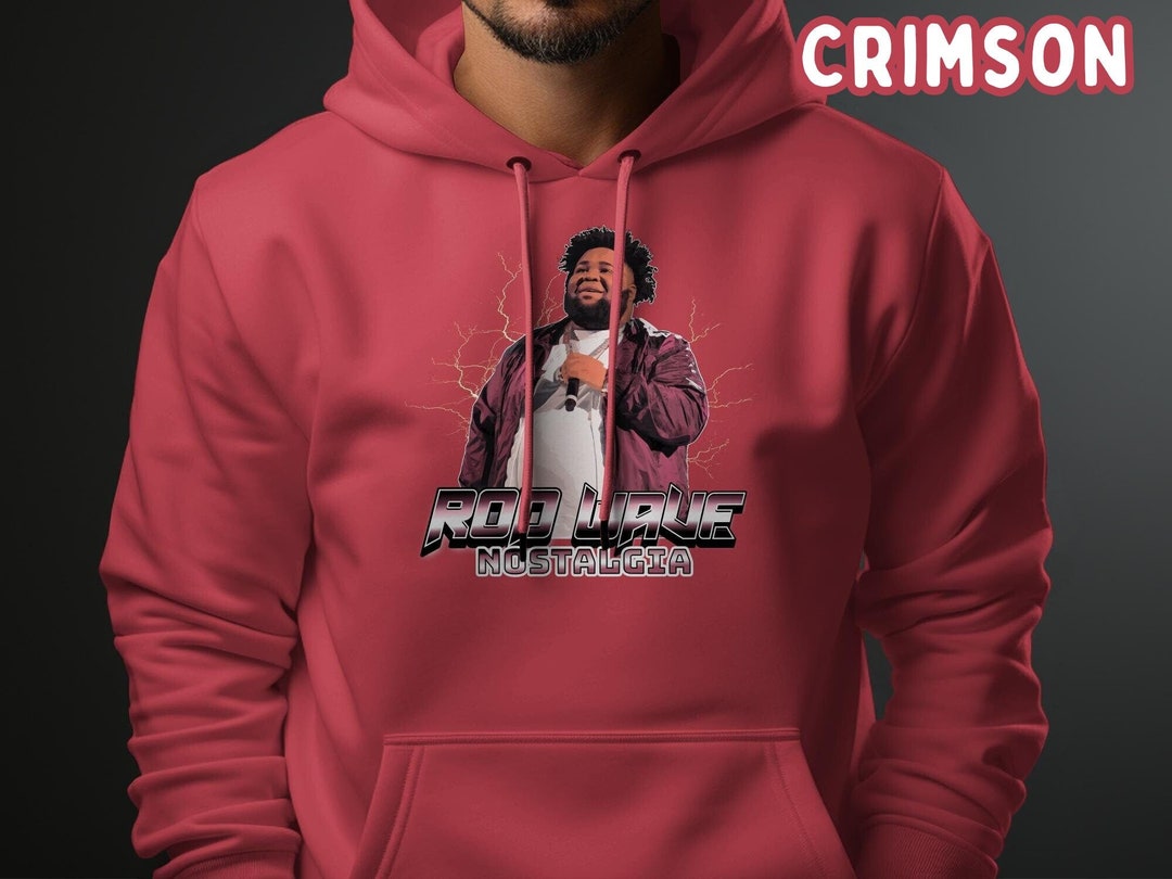 Rod Wave Nostalgia Hoodie | Retro Rod Wave Hooded Sweatshirt | Comfort ...