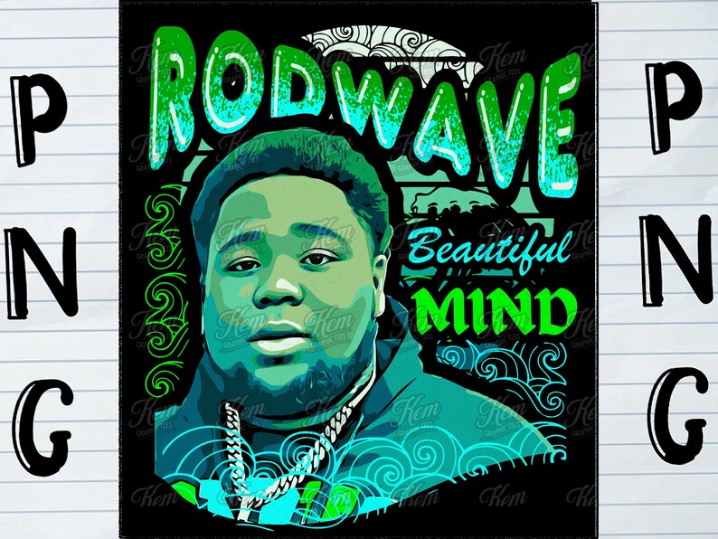 Rod Wave Png | Instant Download | PNG File for Tshirt Printing & More ...