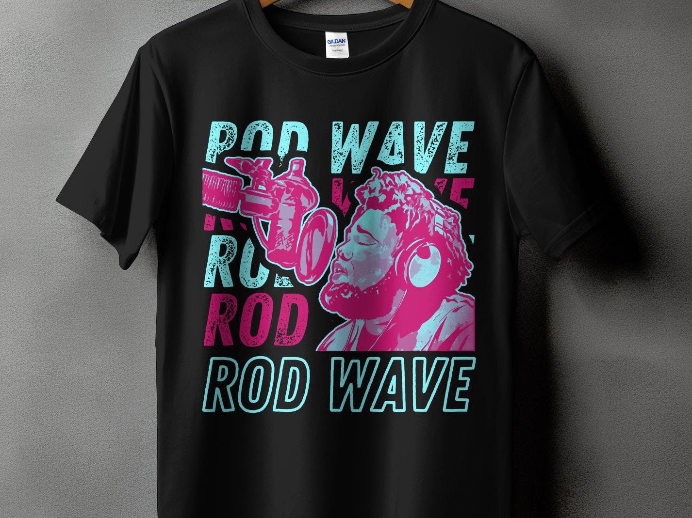 Hip Hop Artist T-shirt, Rod Wave Inspired Graphic Tee, Rod Wave Shirt ...