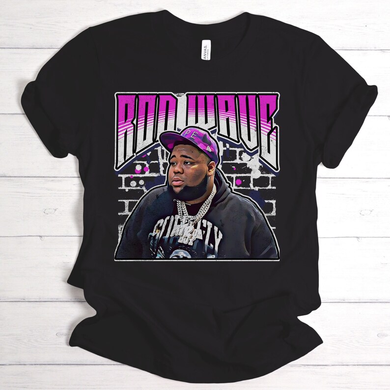 Rod Wave Shirt Women's Slim Fit Tee With Rod Wave Graphic Design A ...