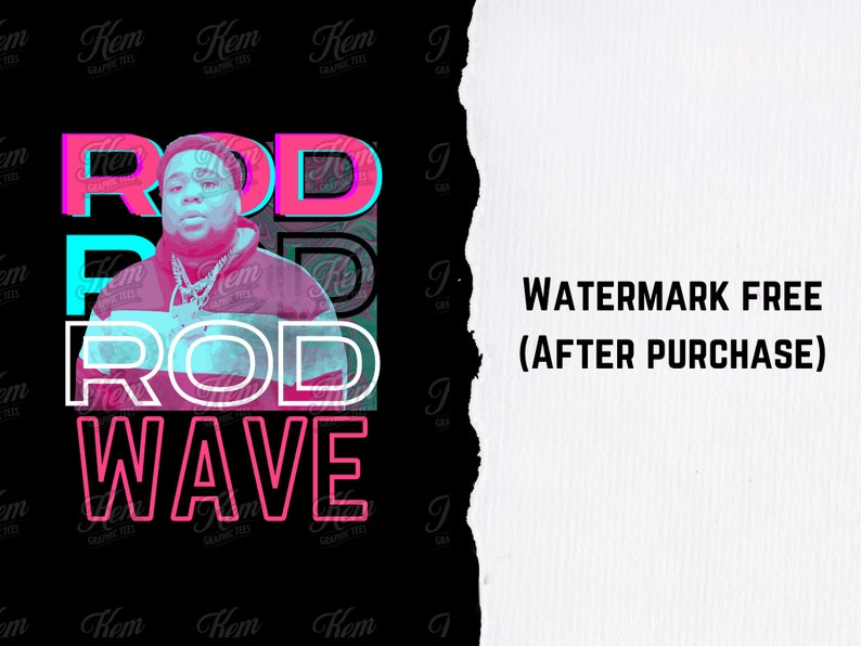 Rod Wave PNG Bundle 5 Rod Wave Designs Rod Wave Graphic: Great for ...