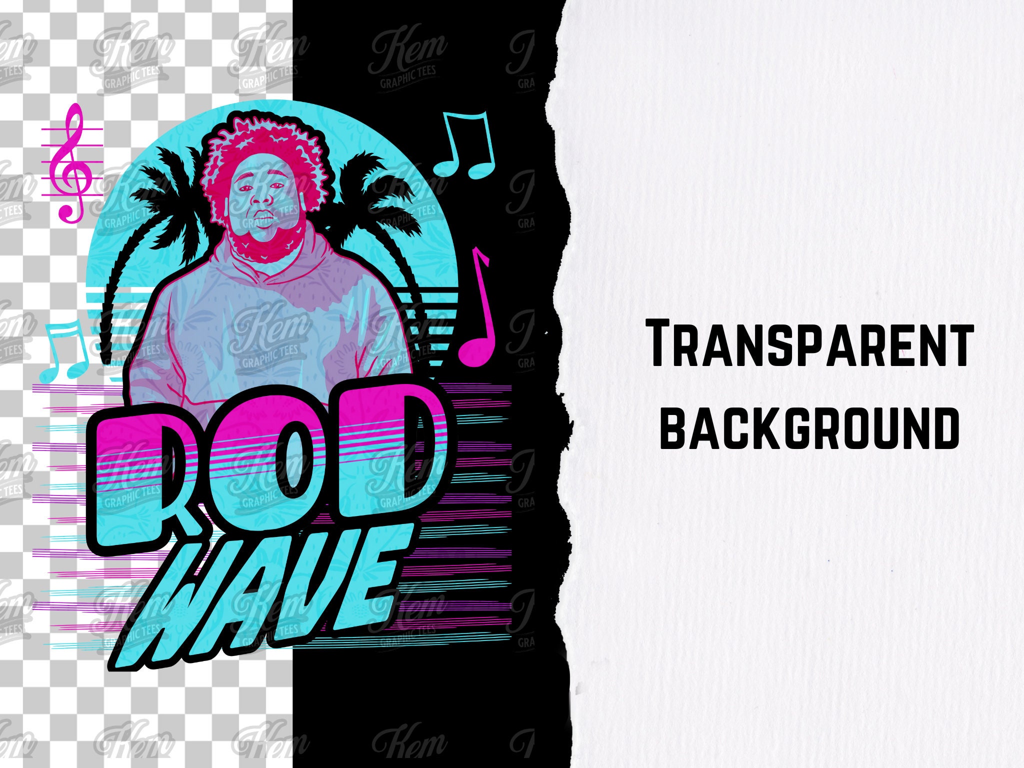 Rod Wave PNG Bundle 5 Rod Wave Designs Rod Wave Graphic: Great for ...