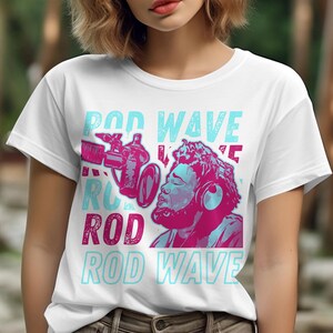 Hip Hop Artist T-shirt, Rod Wave Inspired Graphic Tee, Rod Wave Shirt ...
