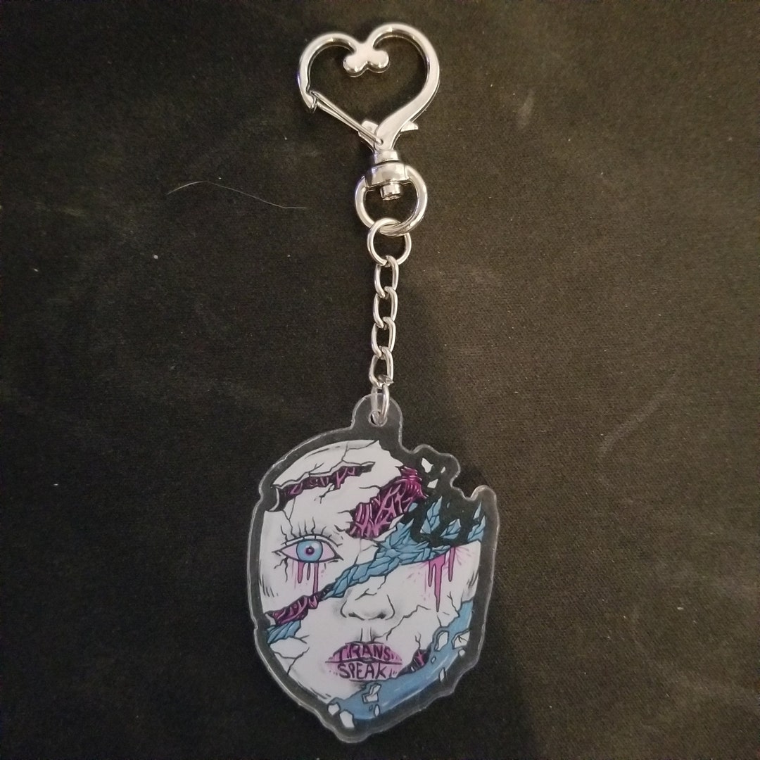 Transpeak Brand Acryllic Charm - Etsy