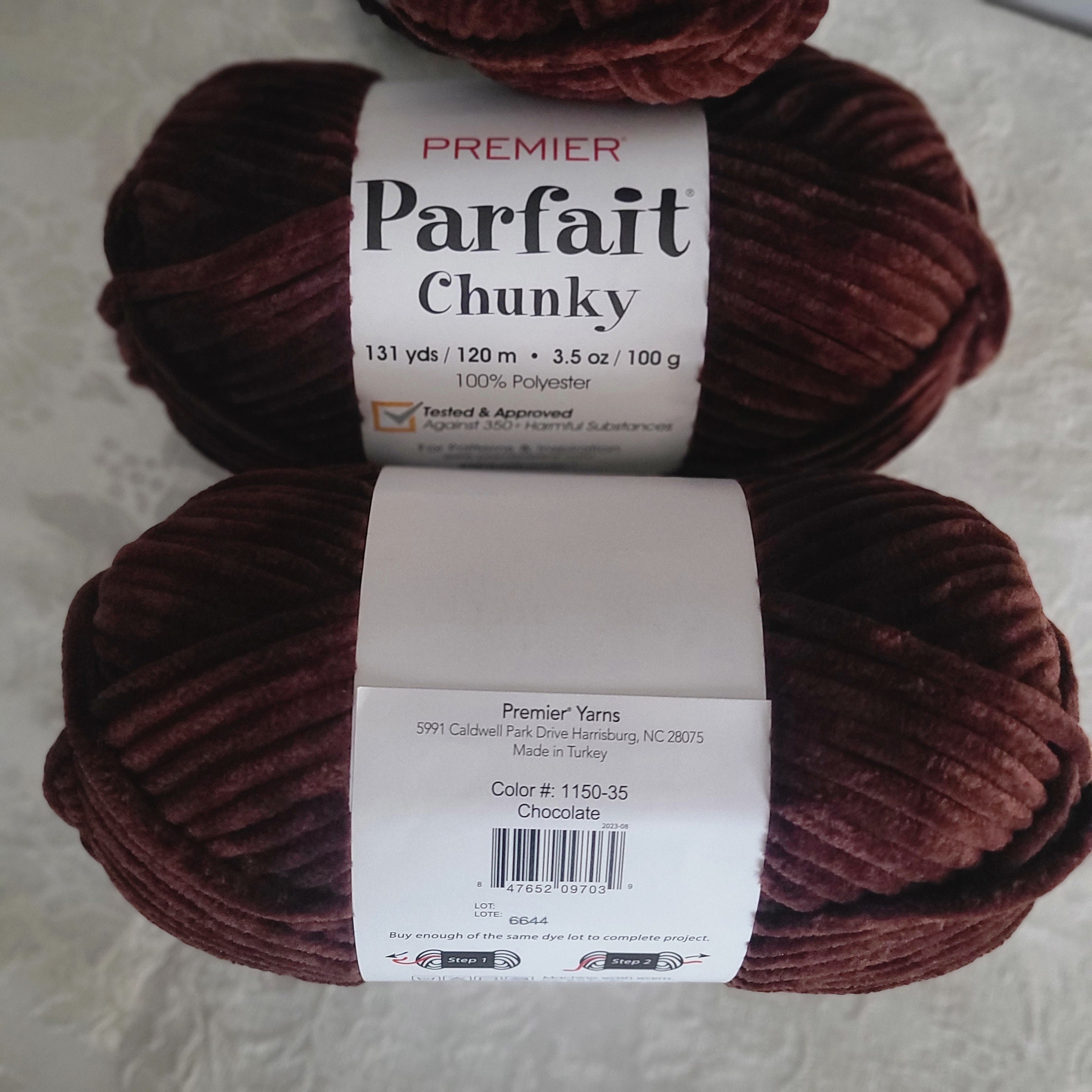 Premier Parfait Chunky Chenille Yarn: Super Bulky Polyester - Etsy