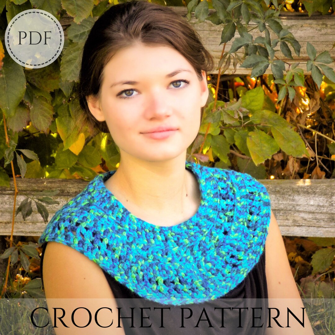 Crochet Pattern the Egyptian Collar, Crochet Collar Pattern, Cleopatra ...