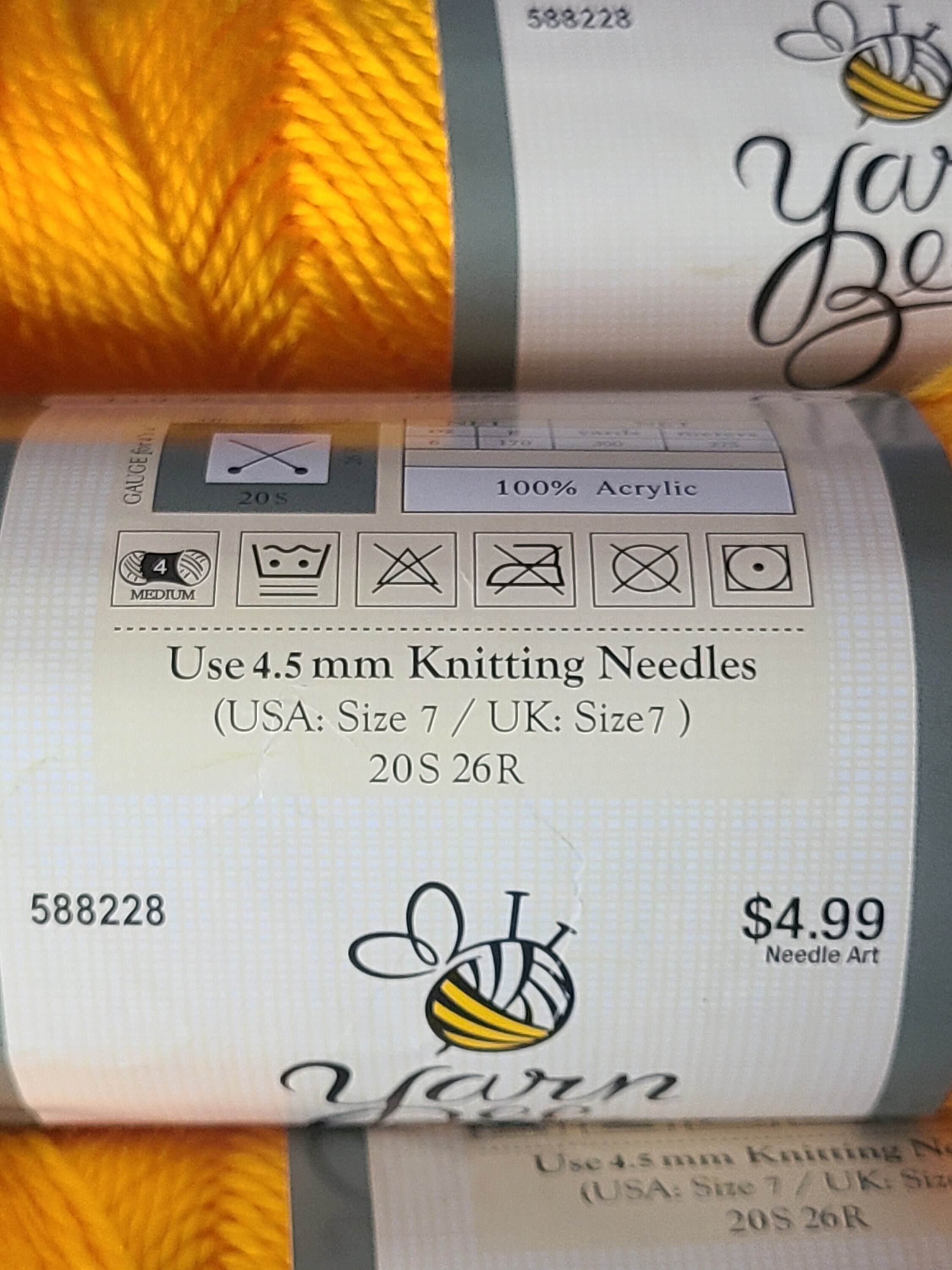 Yarn Bee® Soft Secret, Destash Yarn, 6 Oz, 300y, Weight 4 Yarn, Acrylic ...