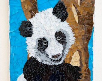 Panda Mosaic Art | Etsy