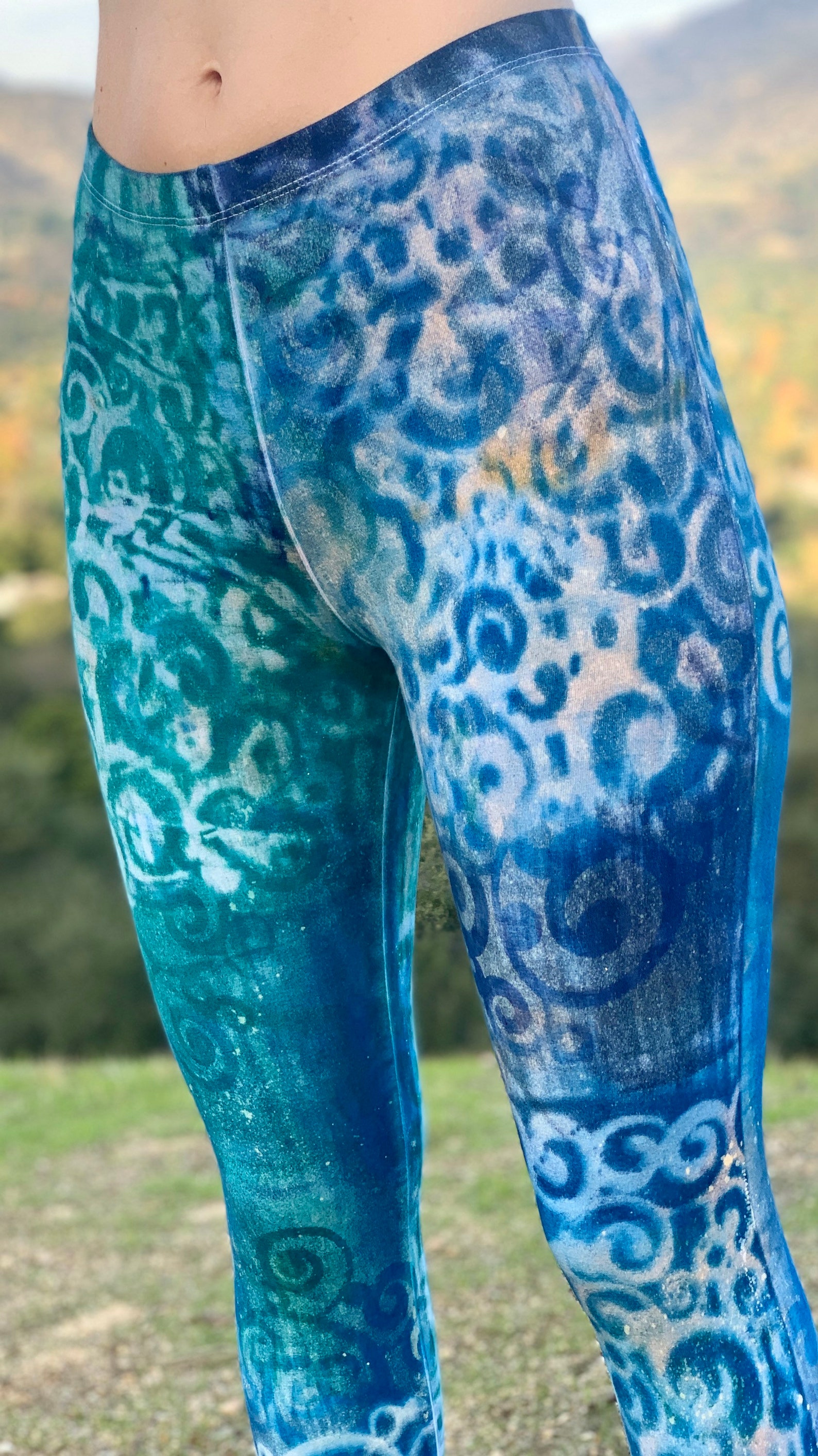 Swirl N Twirl Yoga Pants - Etsy