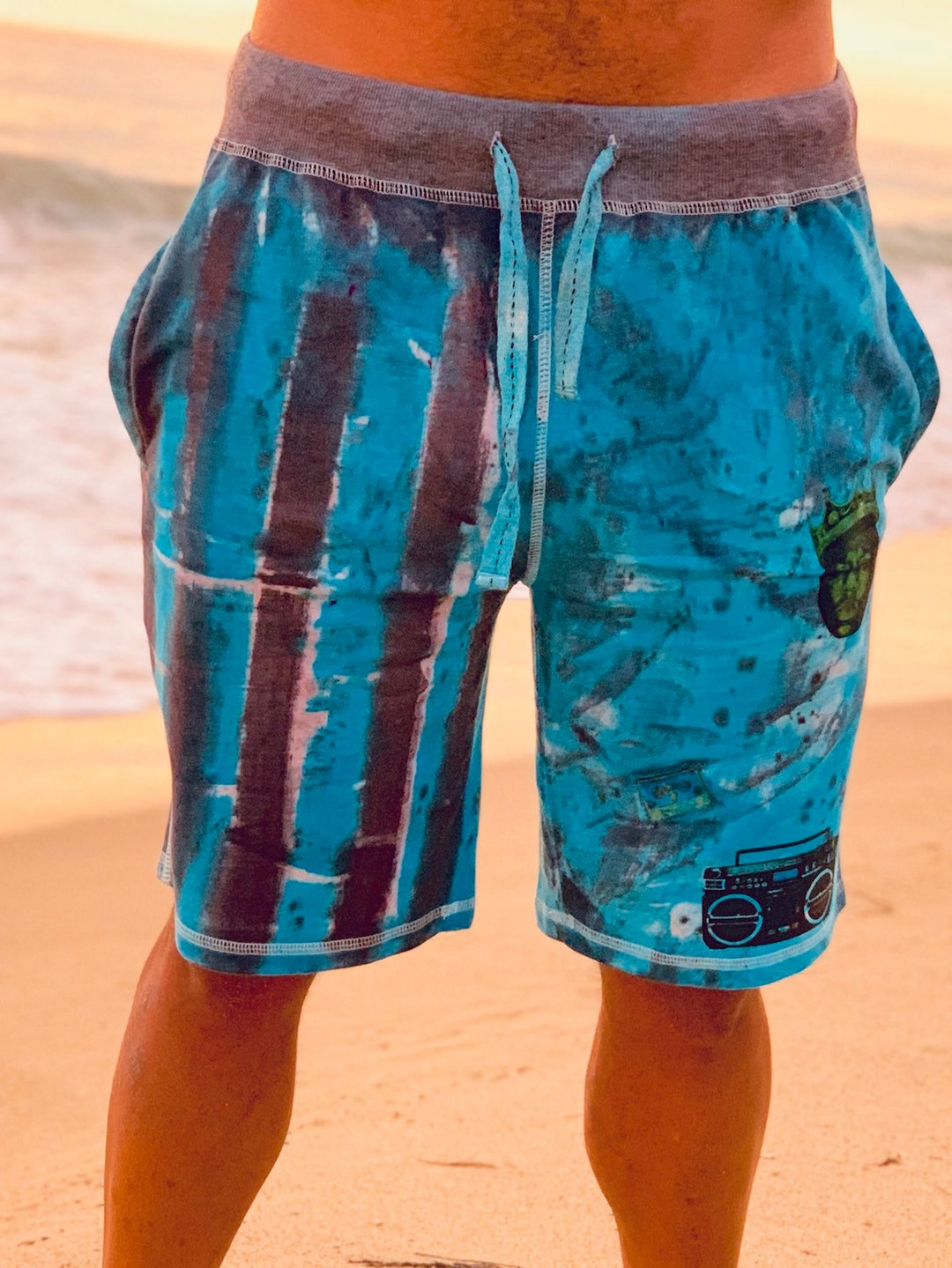 Biggie Boom Box Unisex Mens Womens Lounge Pants/shorts - Etsy